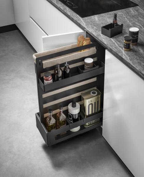 Quality Minimalist Style Kitchen Cabinet For Storing Operating Cooking Utensils for sale