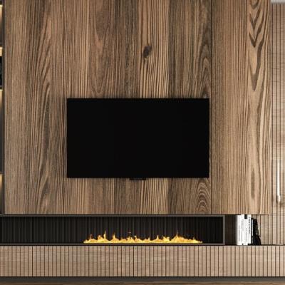 China Luxe tv-kast Houten tv-kast Met open haard Wandkamer Tv-kast Moderne ontwerp for sale