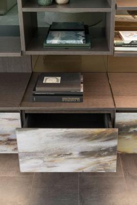 China Modern TV Stand Entertainment Center Console Solid Wooden TV Stands Cabinet Living Room for sale