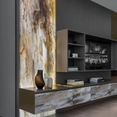 China Modern TV Stand Entertainment Center Console Solid Wooden TV Stands Cabinet Living Room for sale