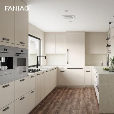 China China Manufacturer Modern Wooden Kitchen Cabinet Designs Custom Melamine Kitchen Cabinets for sale