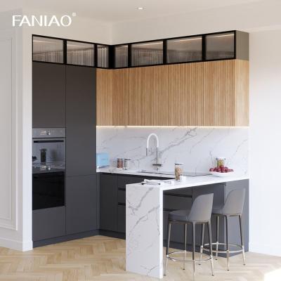 China Cina Produttore Direct Melamine Cucina Armadio per appartamenti e hotel for sale