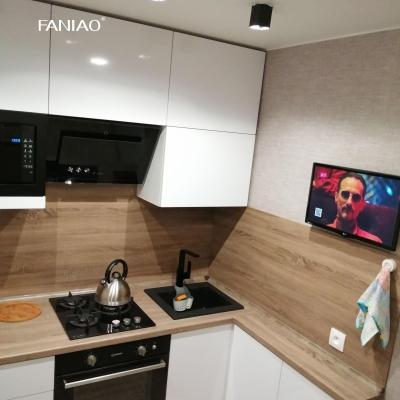 Cina Appartamento Armadi da cucina per piccoli spazi Melamina Camera d'albergo Armadi da cucina per piccoli costruttori in vendita