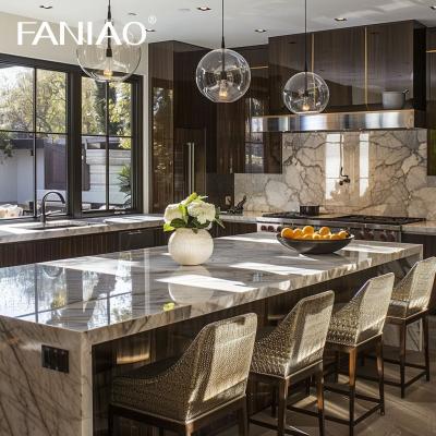 China Moderne luxe klaar om te monteren Interieurmeubelen Flat Pack Kas Design Kasten Keukenkasten Te koop