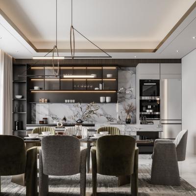China Automatic Solid Wood Kitchen Cupboards E0 Melamine Kitchen Cabinets Set Furniture for sale