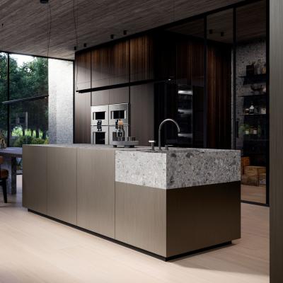 China Home Kitchen Furniture Assembled Kitchen Cabinets Set Wood Contemporary Kitchen Cabinets With Sink for sale
