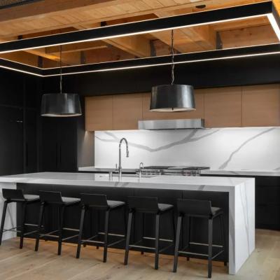 Cina Armadietti di cucina australiani in legno modulare in melamina in legno di lusso Arredamenti di cucina moderni per villa in vendita