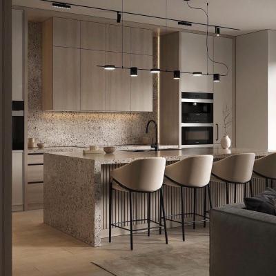 Cina Fornitore di mobili da cucina Design in MDF Modulare Moderno in legno, mobile da cucina in vendita