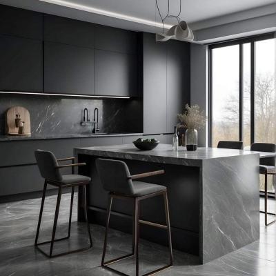 China Modern European Design Complete Kitchen Set Smart Wood Matt Lacquer Finish Includes Faucet Dining Mall Accessory MDF Sink for sale