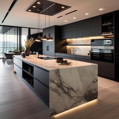 China Modern Designs of Built in Kitchen Hanging Cabinets Customized Durable White Lacquer Cabinet Kitchen Units Set Furniture for sale