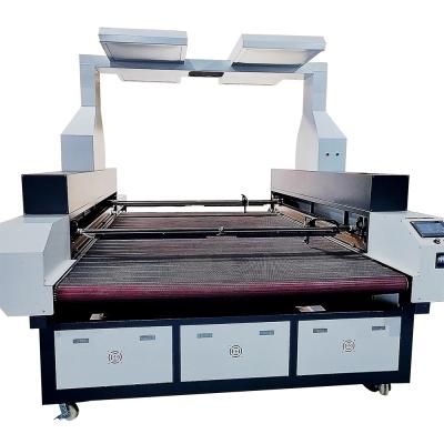 China Panorama Digital Printed Sportswear Embroidery LASER Cutting Machine New Core Bearings AI for Badge Lace Curtain Swimsuit Fabric for sale