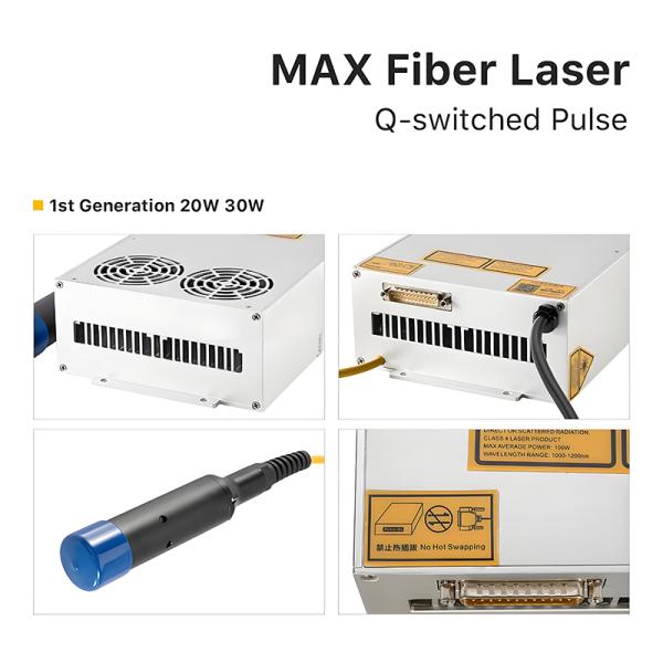Quality For Cloudray New 20W/30W Laser Fiber Source for Condition Marking Machine for sale