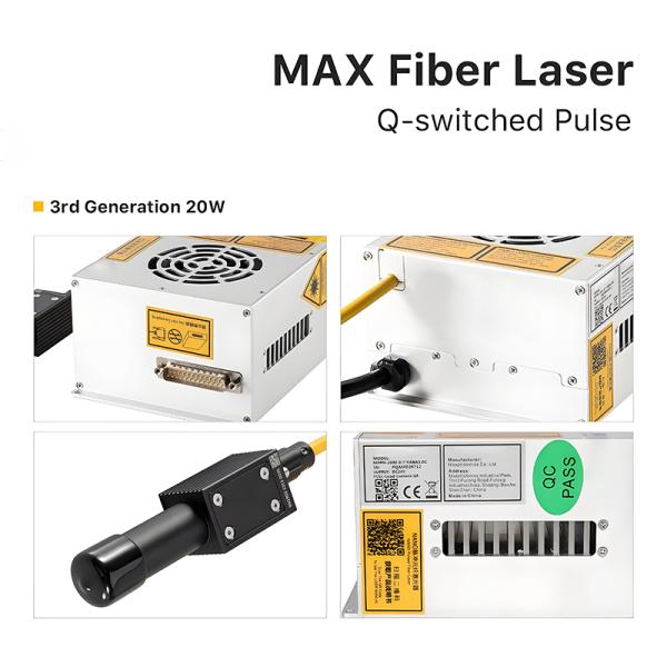 Quality For Cloudray New 20W/30W Laser Fiber Source for Condition Marking Machine for sale