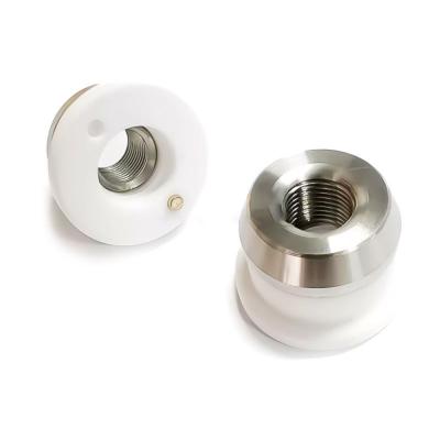 China 3000W Ospri Laser Ceramic Ring Nozzle Holder M8 H14.3 3D Nozzle Holder for 1064nm Cutting Head for sale