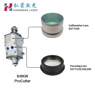 China New Precitec ProCutter 6KW 8KW 15KW Cutting Head Assembly F125 F150 F200 Focusing Lens C100 Collimating Lens for Machine for sale