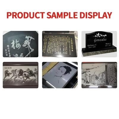 China 800*800mm Super Dynamic Focus CO2 3D Laser Marking Machine Used for Tombstone Marble Computer Printing Folding Laser AI BMP PLT for sale