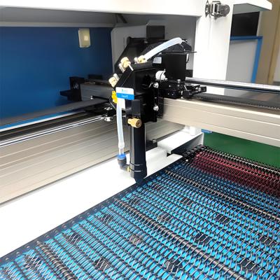 China High Quality 2 Asynchronous Cutting Head Laser Cutting Machine Automatic Fabric Printed Sublimation Support for AI BMP Graphic for sale