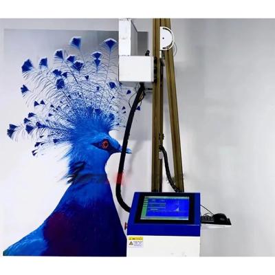 China Automatic  Dx7 Tx800 1600 3200 Head Wallpen Vertical Printing Wall Printer Machine 3d Wall Uv Ink Effect 2024 for sale
