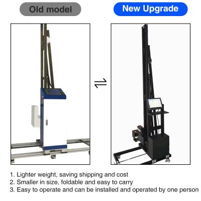 China DX7 DX10 3D UV Wall Painting Machine New Condition Robot Automatic Panel Vertical Mural Wall Printing Robot Wall Printer for sale