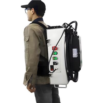 China Hot Sale Air Cooling 100w 200w 300w Fiber Laser Handheld Pulse Cleaning Machine for Metal and Non Metal for sale