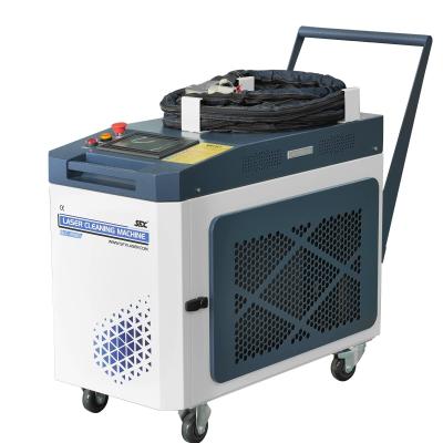 China Laser Removal Rust Cleaning 1500W 2000w 3000w Power Water Cooling Stainless Steel Engine Rust Removal Laser Cleaning Machine for sale