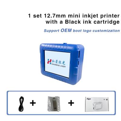 China Portable Mini Automatic Batch Coding Inkjet Printer Fast Dry Ink for Expiry Date Printing on Plastic Bags New Hand Logo Option for sale