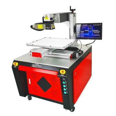 China Large Range 550X650MM Working Area UV CO2 Fiber Laser Marking Machine XY Axis Mobile Platform Supports DXF BMP AI Graphic Format for sale