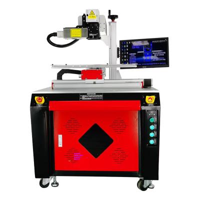 China Large Range 550X650MM Working Area UV CO2 Fiber Laser Marking Machine XY Axis Mobile Platform Supports DXF BMP AI Graphic Format for sale