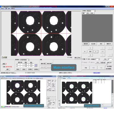 China Large Range 550X650MM Working Area UV CO2 Fiber Laser Marking Machine XY Axis Mobile Platform Supports DXF BMP AI Graphic Format for sale