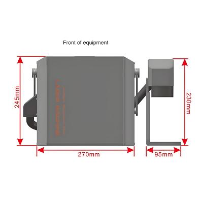 China Raycus 20W/30W Handheld Fiber Laser Marking Machine Portable JPT Laser Source EZCAD Control System Galvo LAS/DXF for Home Use for sale