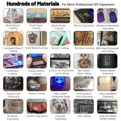 China Pro Max A40640 80W CNC Desktop Wireless Laser Engraver Cutter Dst Dxf Plt App Control Lightburn GRBL Router for Paper Cutting for sale