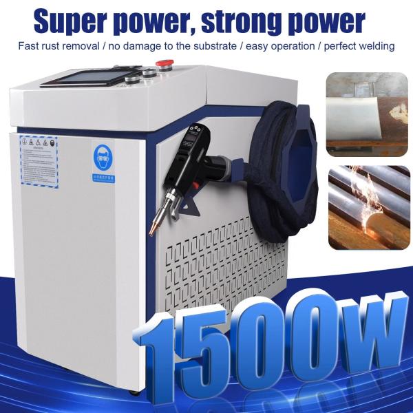 Quality Raycus Laser Welder Cutting Weld Seam Cleaning Machine Touch Screen Gun for sale