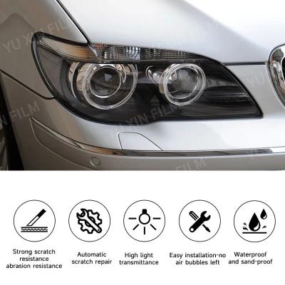 Cina OEM TPH film estensibile proiettore luce nero auto film di protezione da graffi in vendita
