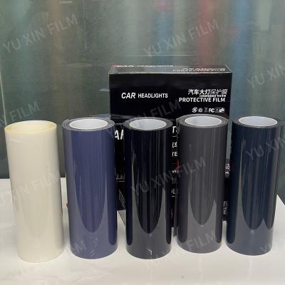 Cina TPU nero scuro proiettore di auto pellicola 0.3x15M Lampada anti graffi pellicola protezione UV in vendita