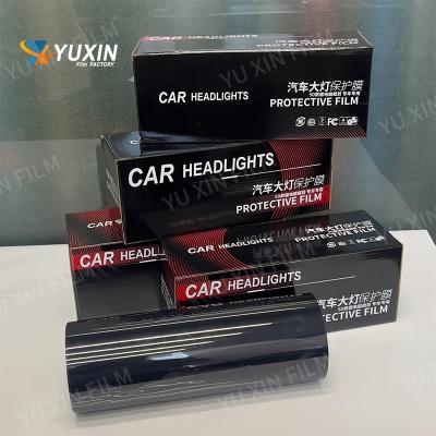 Cina TPU nero scuro proiettore di auto pellicola 0.3x15M Lampada anti graffi pellicola protezione UV in vendita