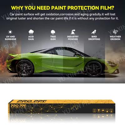 China Automotive Paint Protection Film Exterior TPU Windshield Paint Protection Film for sale