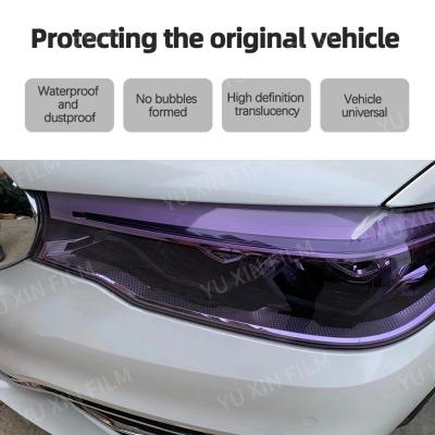 Cina TPU Film per proiettori di auto Bianco a viola Controllo della luce Proiettore Film di spessore 7,5 millimetri in vendita