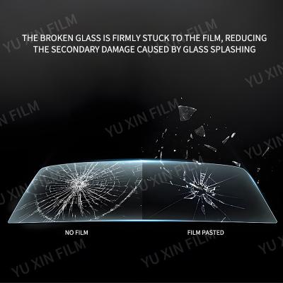 Cina Self Adhesive 3 Mil Safety Film 99%IR Bloccante Film di sicurezza automobilistica Applicazione bagnata in vendita
