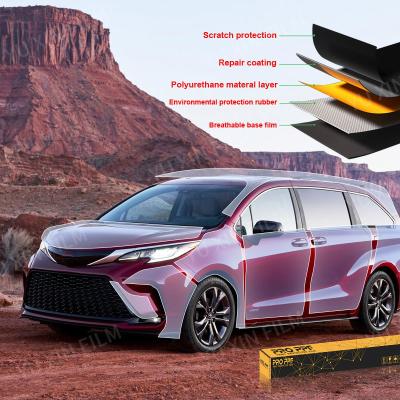 China 100% Anti-fouling Ppf Paint Protection Film UV Resistance  Glossy Film Clear TPU Film for sale