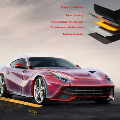China 215 Micron Clear PPF Paint Protection Film Hydrophobic TPU PPF Film Aging Resistance for sale