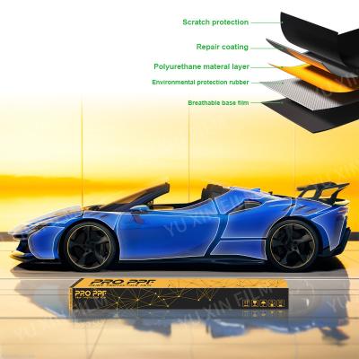 China TPU Clear PPF Paint Protection Film 7.5mil Ceramic Coating PPF Auto Film Manufacturer for sale
