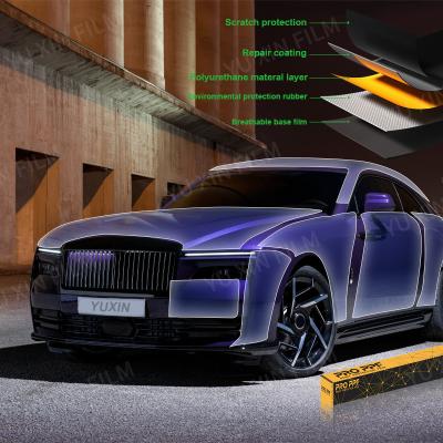 Cina Anti-aging TPU pellicola di protezione della vernice Strong Stretch 5×50 piedi Car Wrap Vinyl Film in vendita