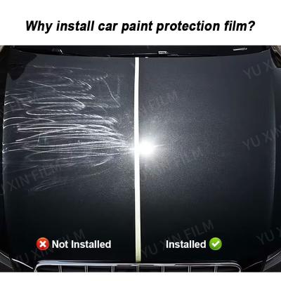 Cina 1.52x15m Matte Black Paint Protective Film TPU Auto Sticker Corpo Sandproof PPF Film in vendita