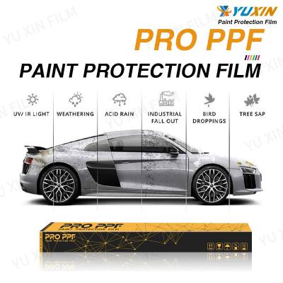 Cina Pellicola protettiva per vernice per veicoli in TPU nero opaco lucido da 60 pollici x 50 piedi, film PPF da 190um per auto in vendita