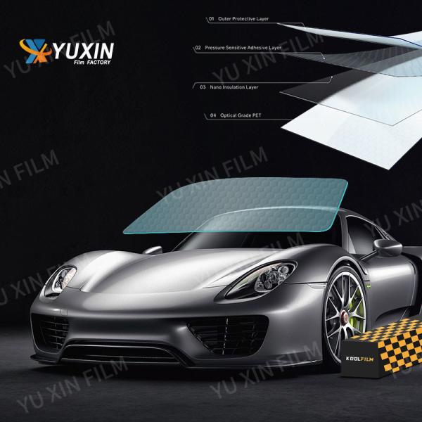Quality HP PET Safety Security Film 4 Mil Explosion Proof Car Windshield Window Film for sale