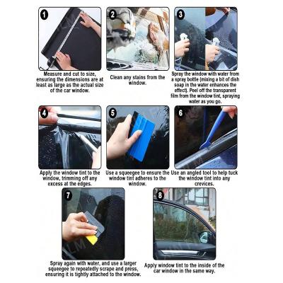 Cina Pellicola di vetro in ceramica scura per la protezione della privacy dell'auto 152cmx30m all'ingrosso in vendita