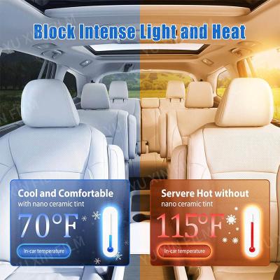 Cina Pellicola Nano Ceramica Trasparente UVR 99% 2 Mil per Vetri Auto, Isolamento Termico Elevato in vendita