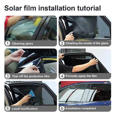 Cina Pellicola Nano Ceramica per Vetri Auto Isolamento Termico 1%~80% VLT Ultra Trasparente 60inchx100ft in vendita