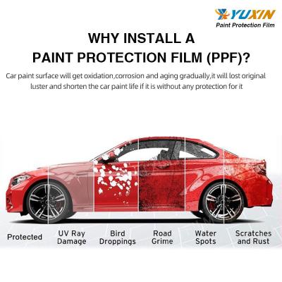 Cina Pellicola protettiva per vernice in TPU anti-fouling resistente, PPF trasparente per auto, spessore 6.5mil 7.5mil in vendita
