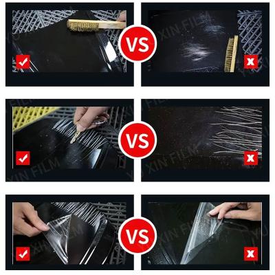 Cina 7.5 mil Film protettivo di vernice estensibile Matte TPH PPF Body Wrap Autoadesivo in vendita